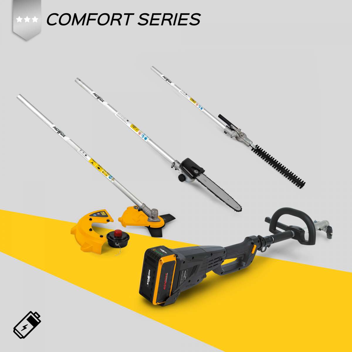 Mowox® EBC 40 Li MT-Set Multi-outil à batterie | Mowox Shop France